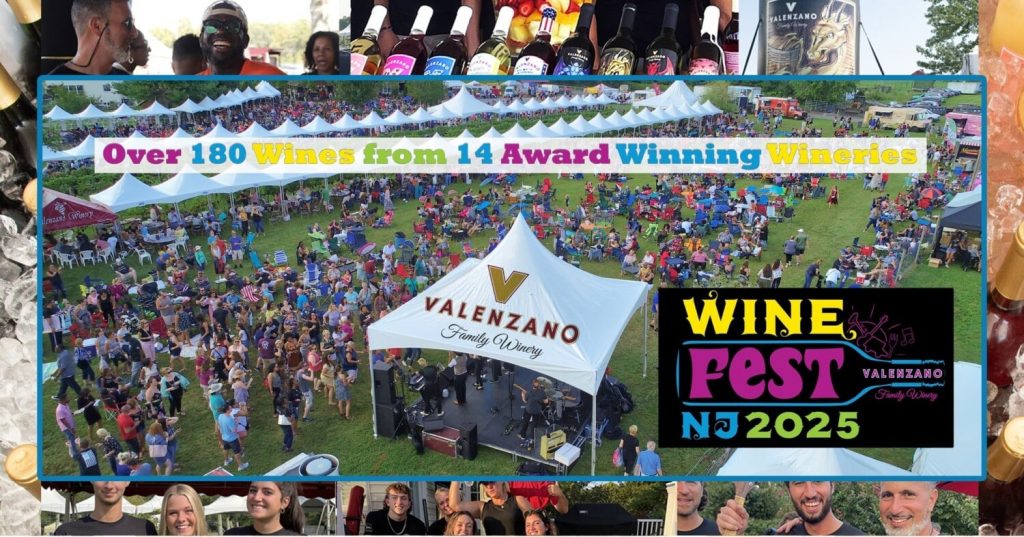 WineFestNJ Returns to Valenzano Winery Sept. 20–21 with 180 Wines and ...